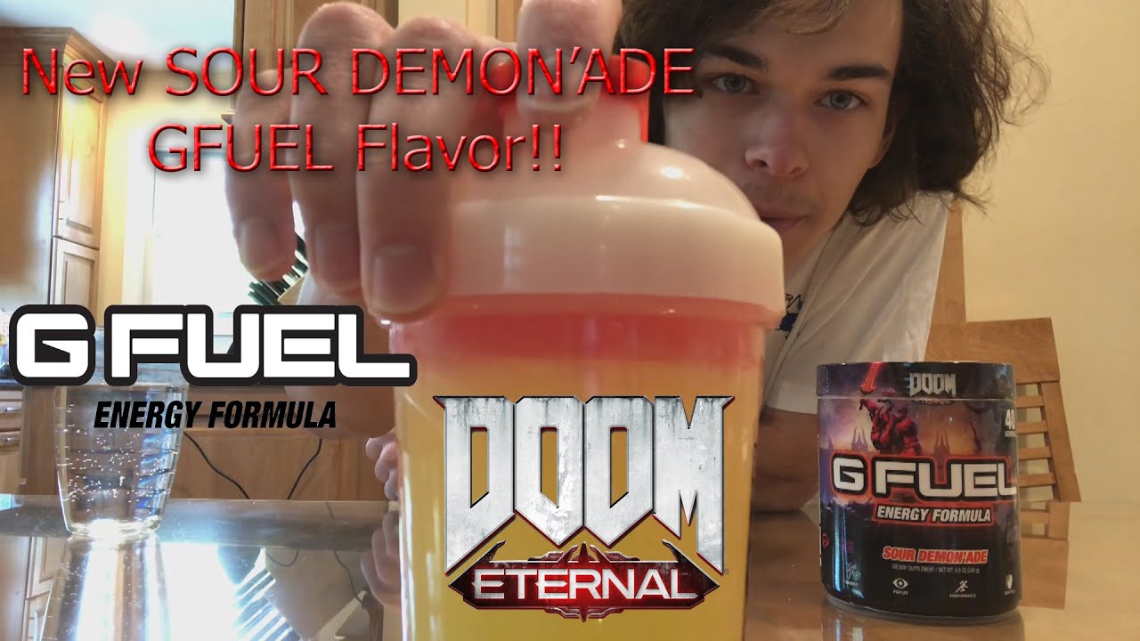 NEW SOUR DEMON'ADE GFUEL Flavor Review!! - YouTube