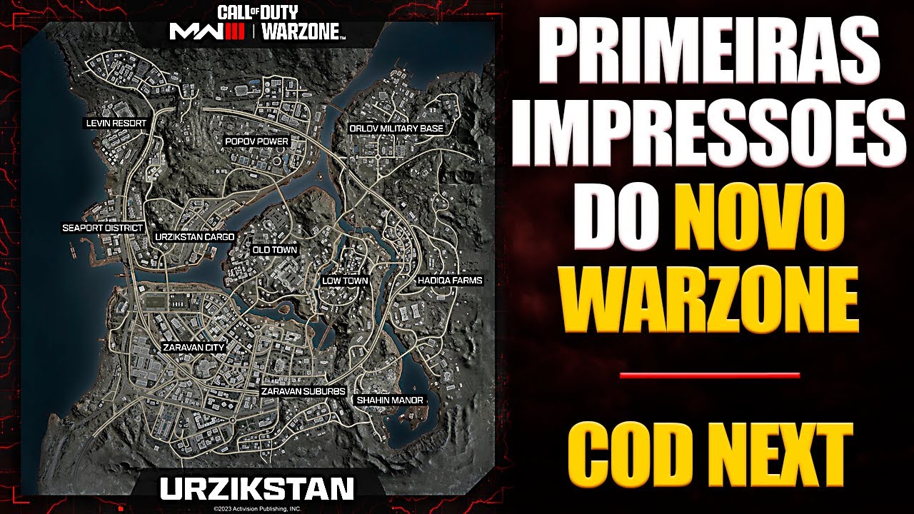 REAGINDO a PRIMEIRA GAMEPLAY do NOVO WARZONE 3, NOVA MOVIMENTAÇÃO e ...