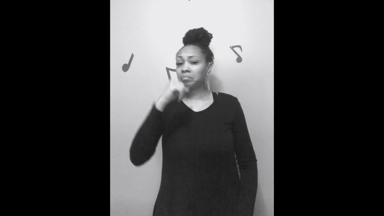 Psalm 23 in sign language - YouTube