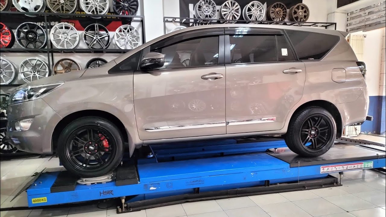 Toyota Innova Rebon Modifikasi ganti Velg HSR BOON R18 Lebar 9,5 Ban ...