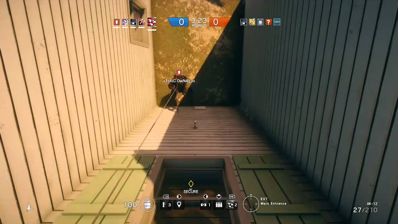 R6S - 5 man Cluster Charge - YouTube