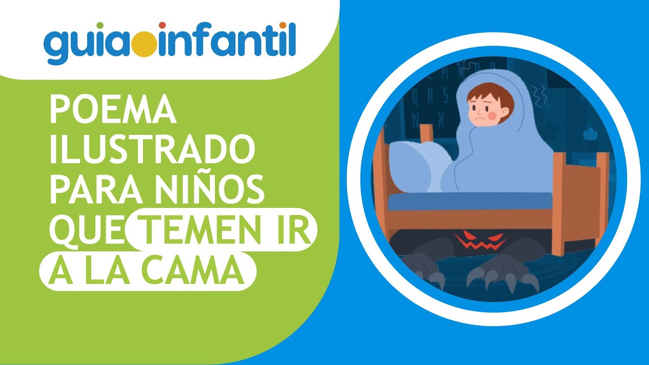 El monstruo del sueño 😴🌙 | Poema para niños con miedo al irse a la cama ...