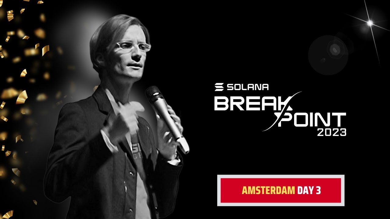 SOLANA BREAKPOINT AMSTERDAM 2023 | DAY 3 | RYDER ONE HARD WALLET ...