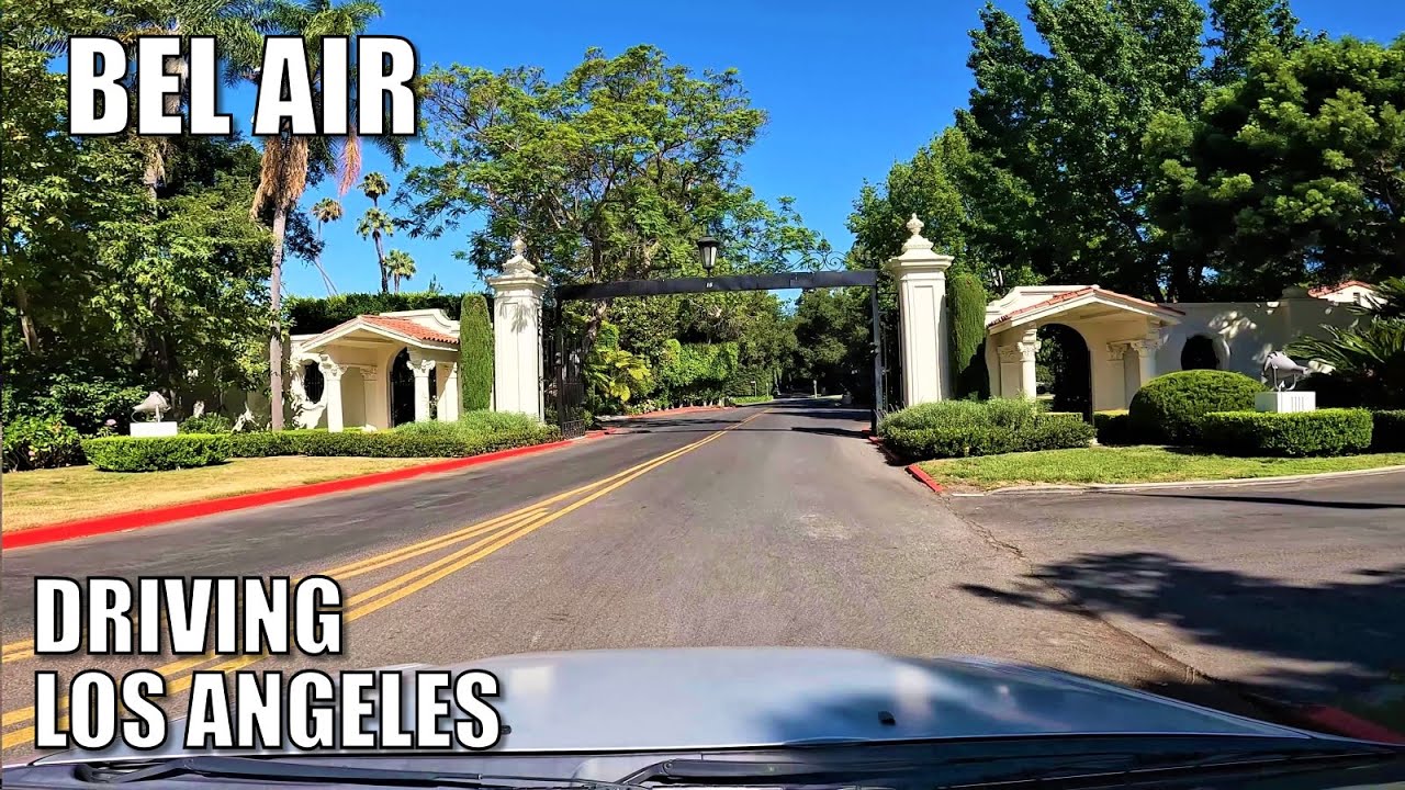 🚗Driving BEL AIR in LOS ANGELES, California - YouTube