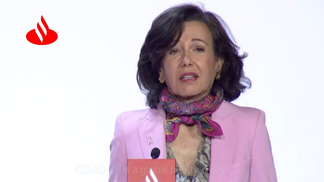 DISCURSO: Ana Botín | Junta General Accionistas 2020 | Banco Santander ...