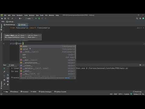 41 - POO criando uma classe e fazendo um acesso simples em Python - YouTube