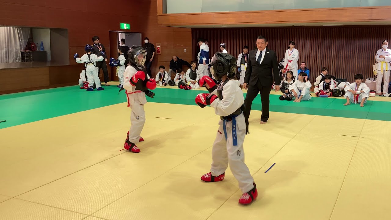 1st JAPAN CUP（Day2）Sparring -12 years old Female -32kg Final《組手》少年部 女子 ...