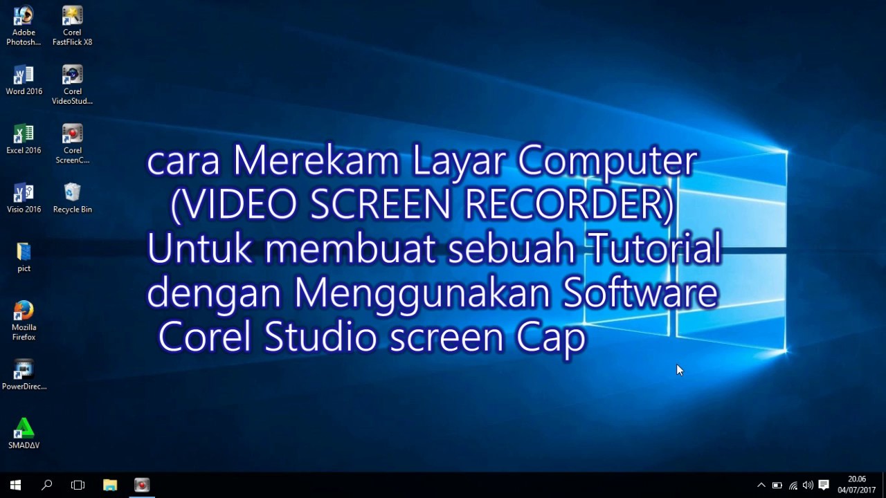 video screen capture Cara Merekam Layar Pada Computer - YouTube