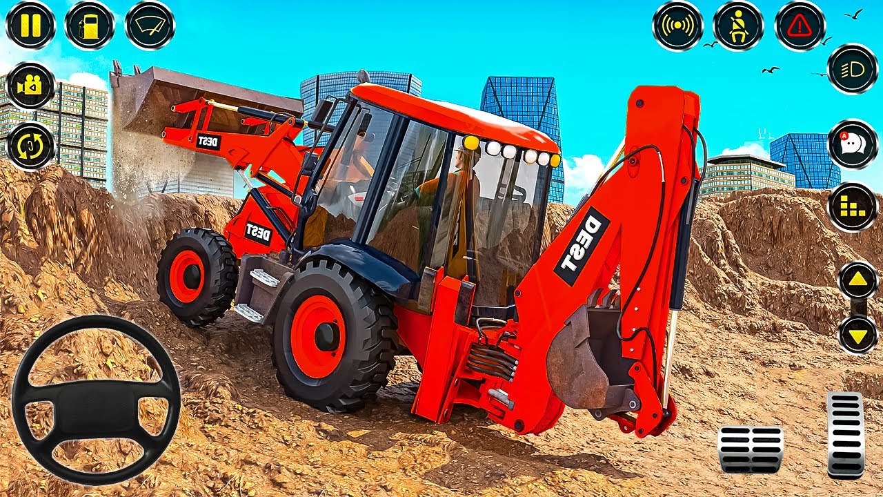 Real Construction Simulator 3D #3 - JCB Excavator Driving Game ...