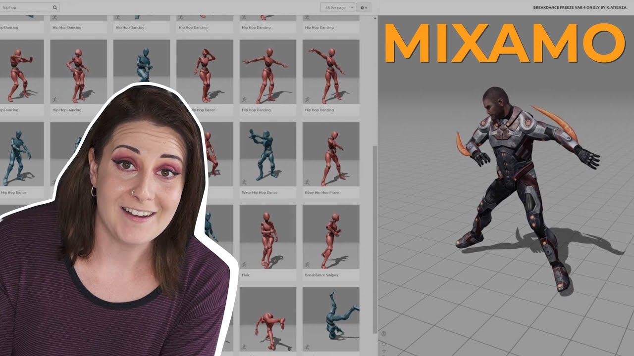 Une banque d'animations 3D gratuite ? ça existe ? Découverte de MIXAMO ...
