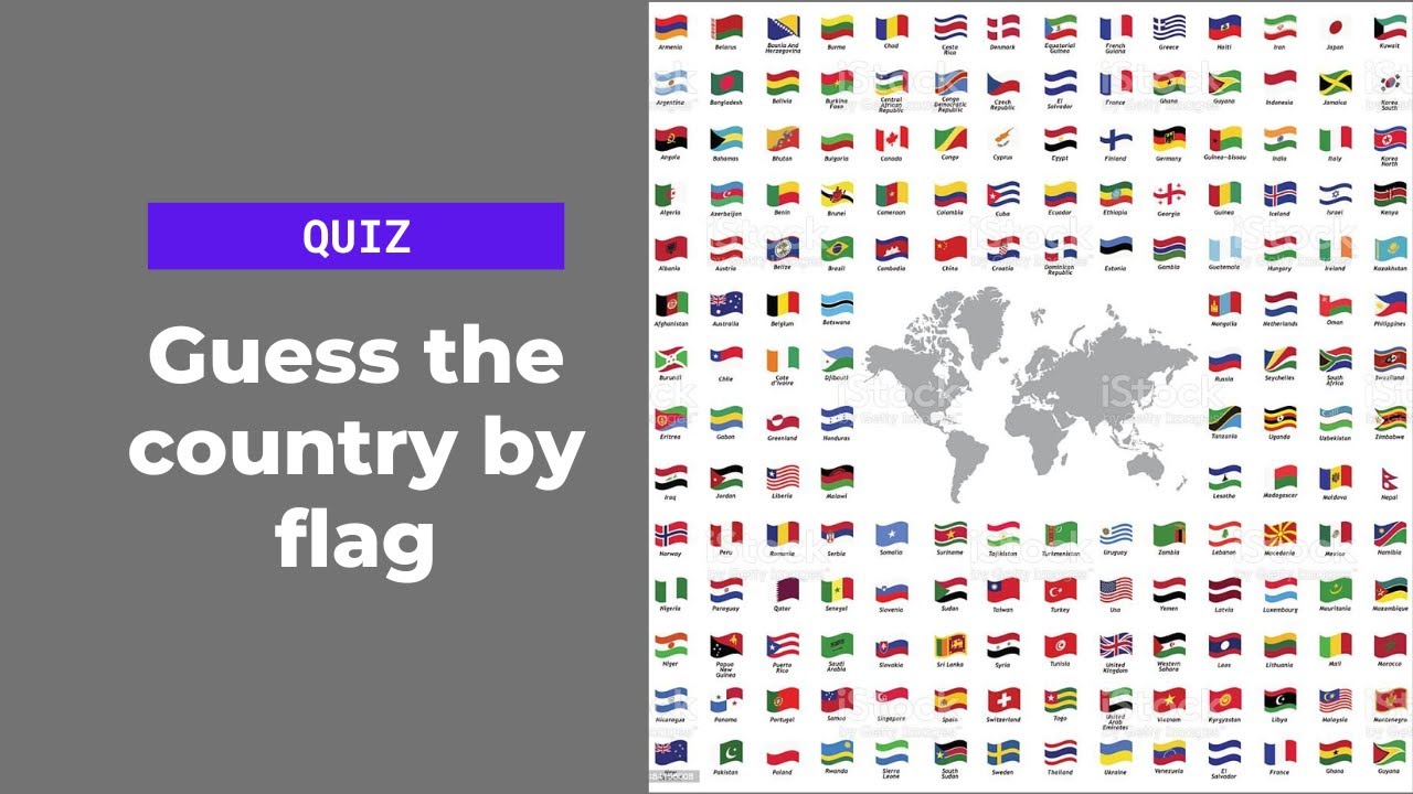 Guess the country by flag quiz | geography trivia quiz | - YouTube