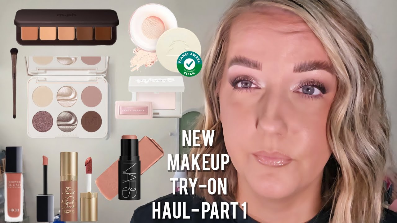 New Beauty TRY-ON HAUL! *PART 1* (Haul portion) - YouTube