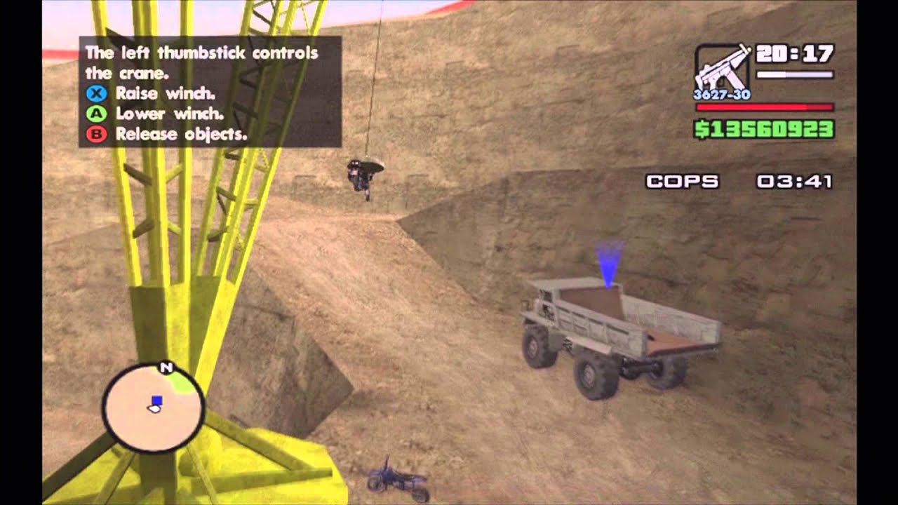 GTA San Andreas Quarry Mission Level 7 - YouTube