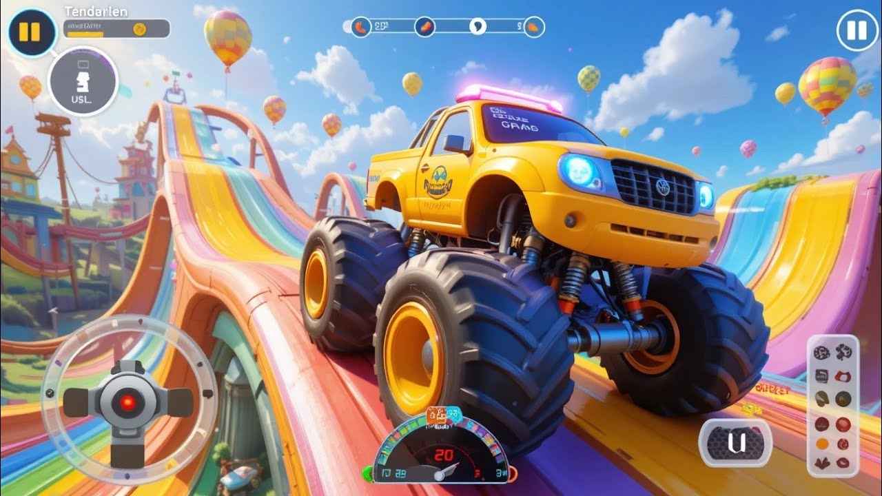 Ultimate Monster Truck Racing 🔥 | Impossible Ramps & High Speed Action ...