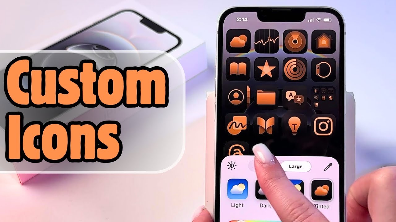 How to Customize Your iPhone 16e Home Screen App Icons with Tinted ...