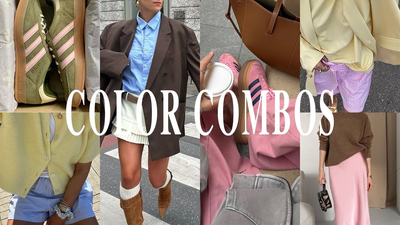 Spring Color Combos! (what to wear together this season) - YouTube