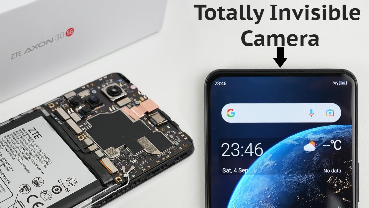 How This Incredible Under Screen Camera Works - Axon 30 Teardown - YouTube