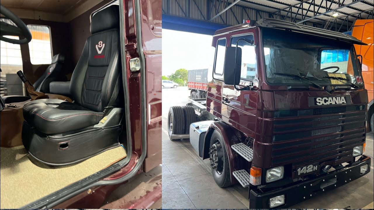 Interna do scania 142 v8 #ferigolocaminhoes - YouTube