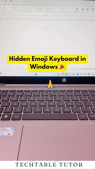 No More Emoji Apps! 🎈 | How to Use Windows Built-in Emoji Keyboard #techtips #windows #computer ...