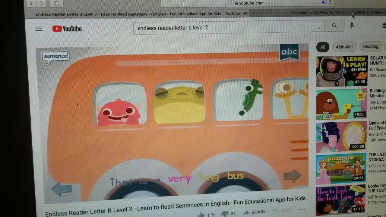 Endless Reader: Bus - YouTube