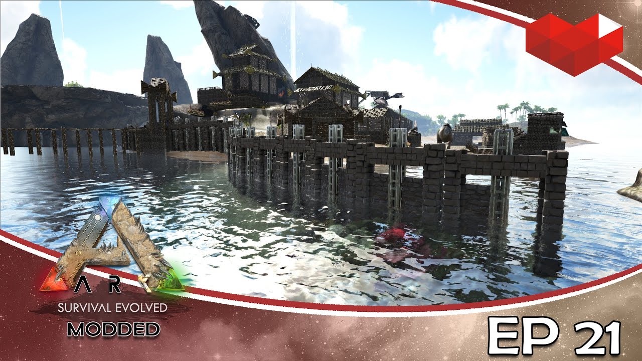 ARK:Survival Season 3 Modded [EP21] | let's build The 2nd Bridge part 1 ...