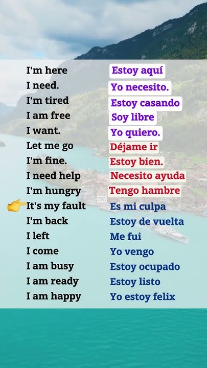 SPANISH VOCABULARY Intermediate/Learn the Most useful Spanish ...