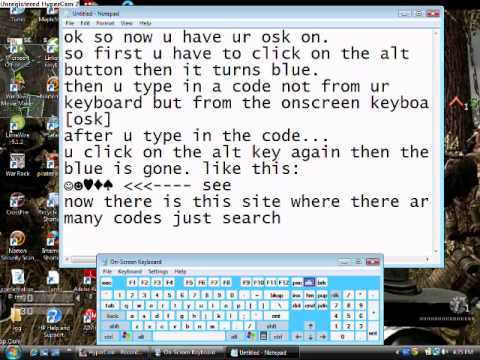 ☺☻♥♪How to do Alt Codes on a Laptop♪♥☻ - YouTube