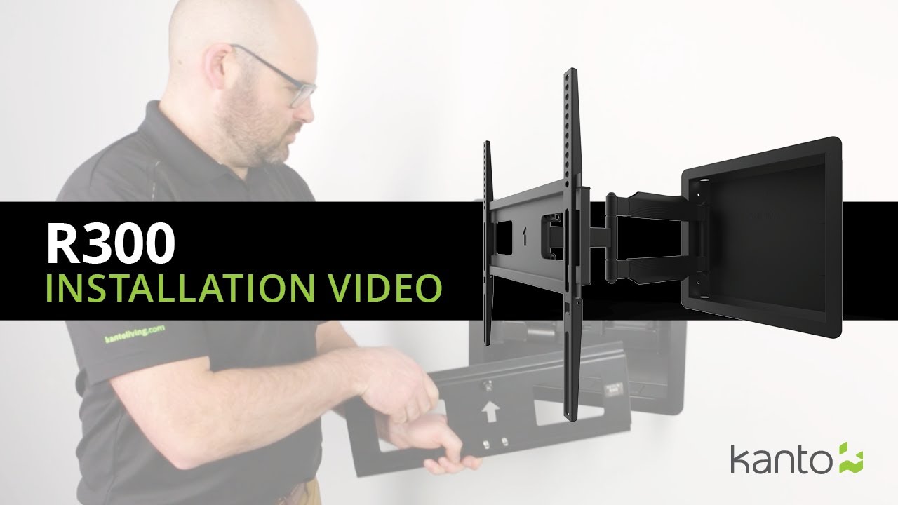 R300 Recessed TV Mount Installation Guide | Kanto Mounts - YouTube