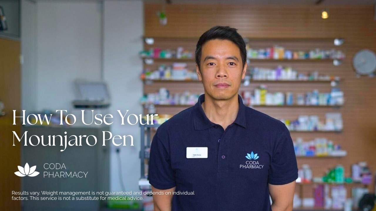 How To Use Mounjaro Pen - YouTube