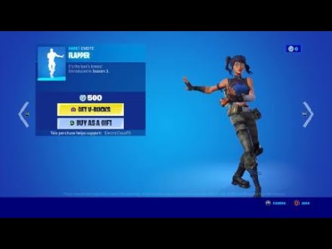 Rare Emote - Flapper - YouTube
