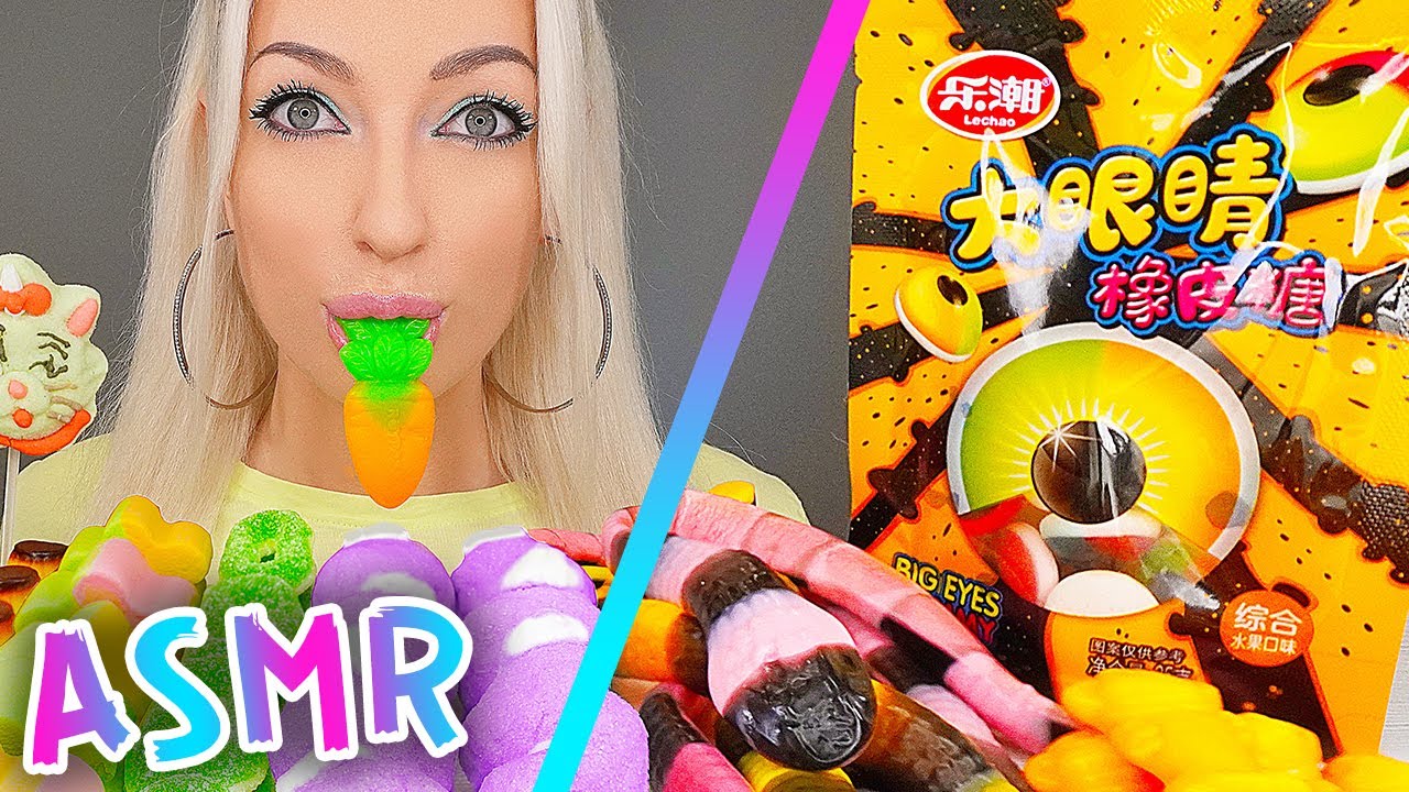 Eating Sweet Food, Marshmallow, Candy, Colorful (Mukbang) asmr - YouTube