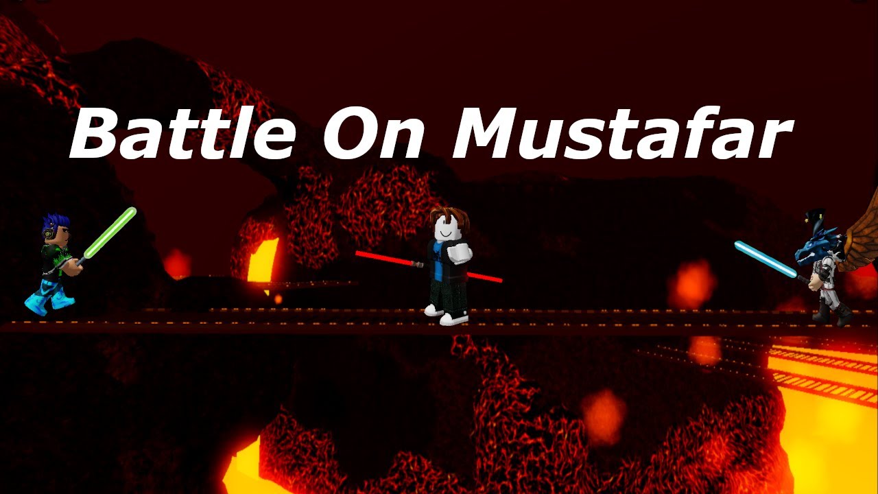 The Battle On Mustafar ROBLOX(2v2v1) - YouTube