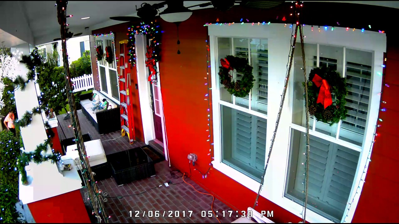 Barb falls off ladder then off porch while decorating Christmas Tree ...