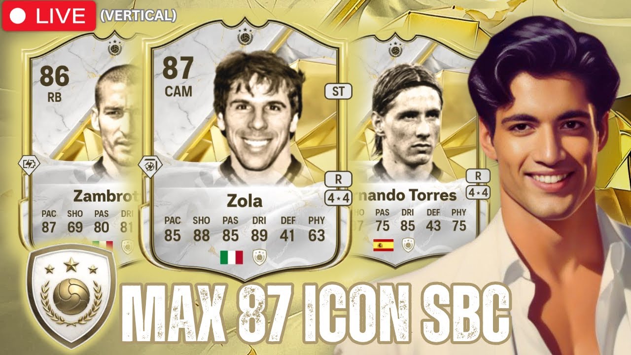 MAX 87 ICON PACK TODAY 🤯 #shortslive || EAFC 25 LIVE - YouTube