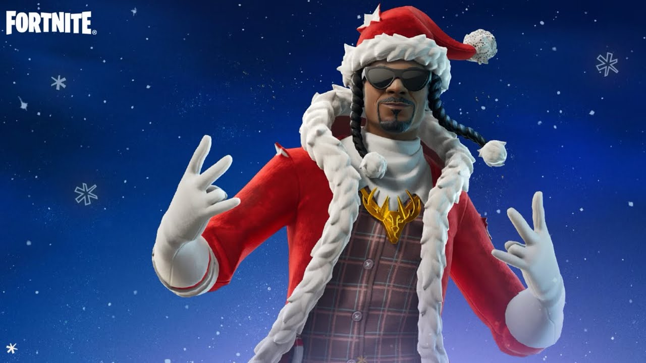 Fortnite Santa Dogg Gameplay - YouTube