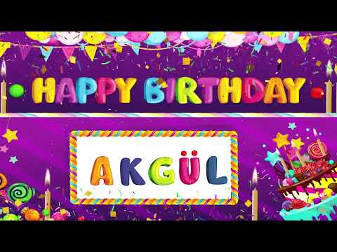 AKGUL I Doğum Günü Şarkısı I Mutlu Yıllar Sana I Happy Birthday