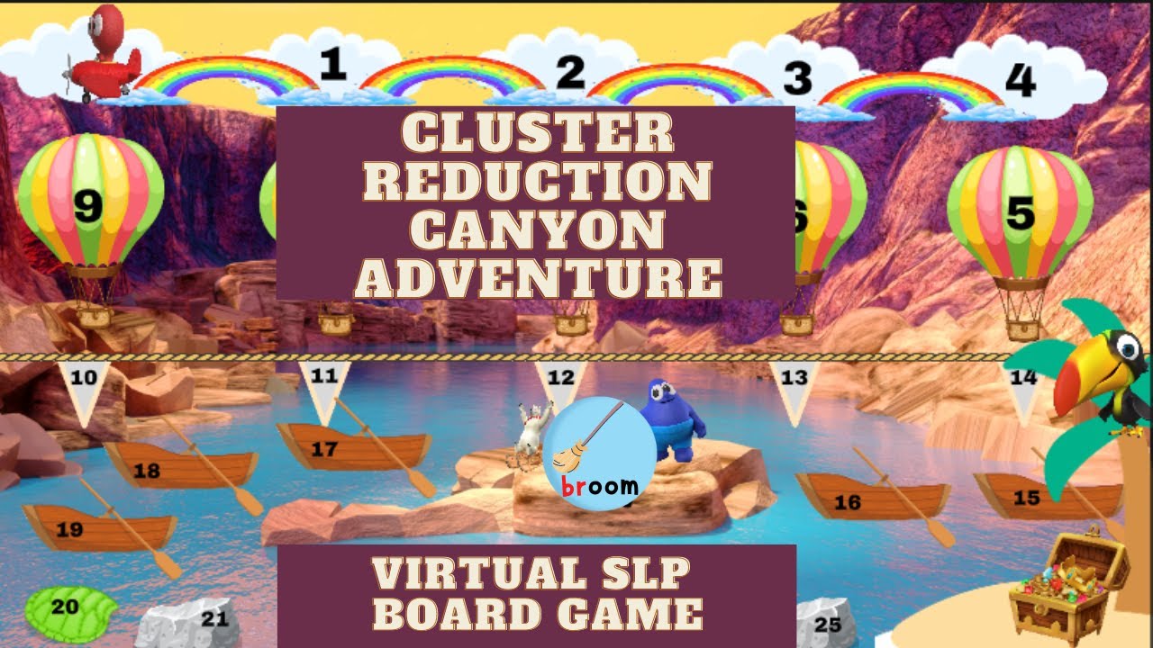 Cluster Reduction Canyon Adventure Artic Game | Free SLP Virtual ...