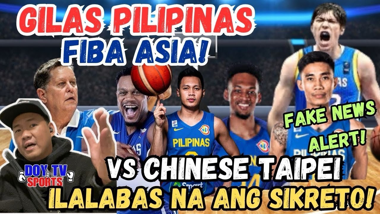 Gilas Pilipinas vs Chinese Taipei | Fiba Asia - YouTube