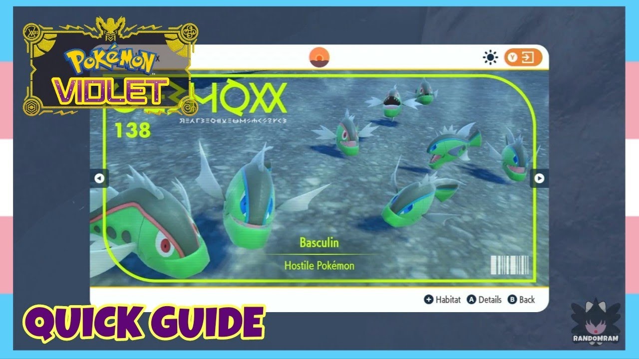 Where To Catch Basculin Blue Striped Form In Pokemon Scarlet & Violet ...