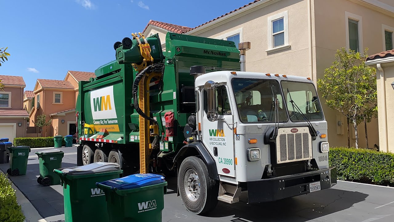 Brand New Waste Management Peterbilt 520 Mcneilus ZR Garbage Truck ...