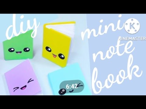 mini note book - YouTube