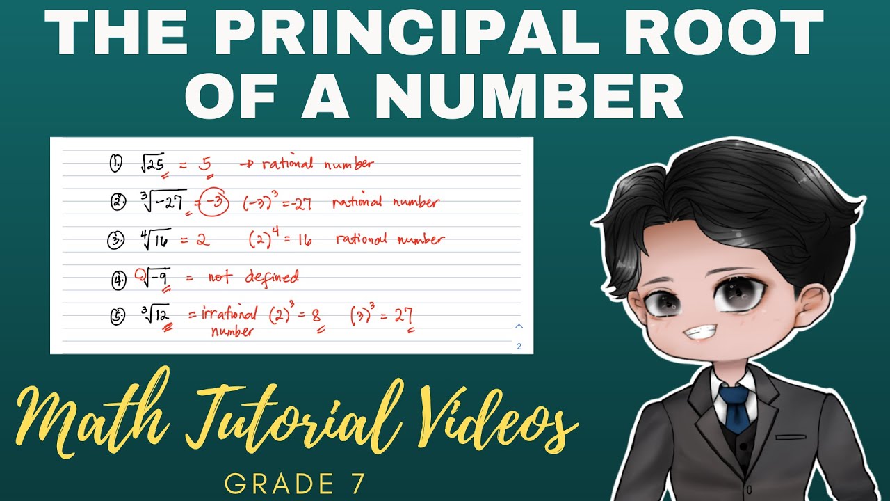 THE PRINCIPAL ROOT OF A NUMBER | PROF D - YouTube