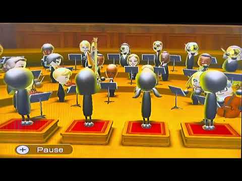Wii Music Orchestra family conductors The legend of Zelda song and got ...