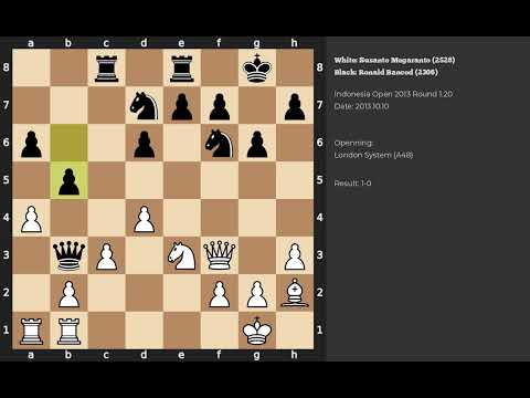 Susanto Megaranto - Ronald Bancod | London System | 2013 - YouTube