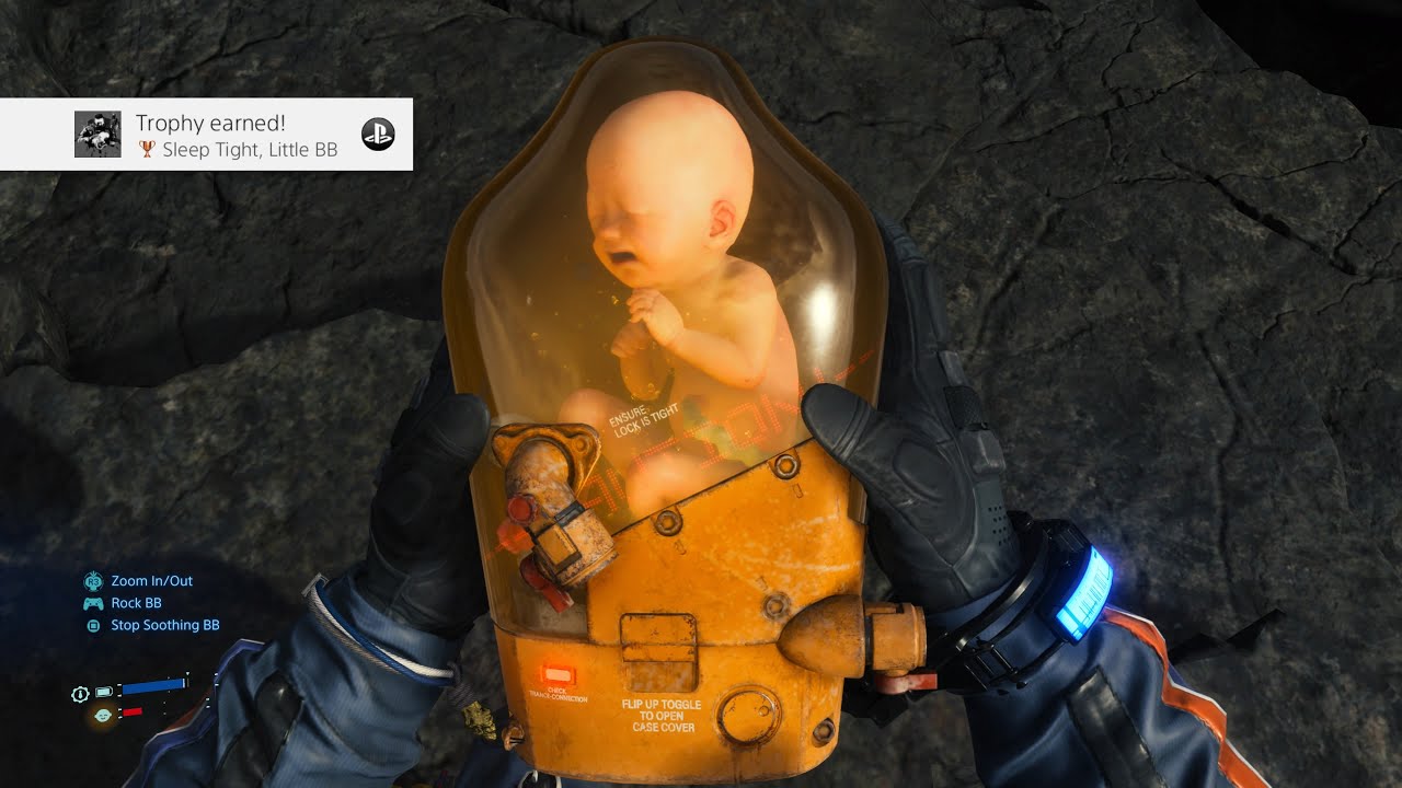 Death Stranding - Sleep Tight, Little BB Trophy Guide (Stop Baby Crying ...