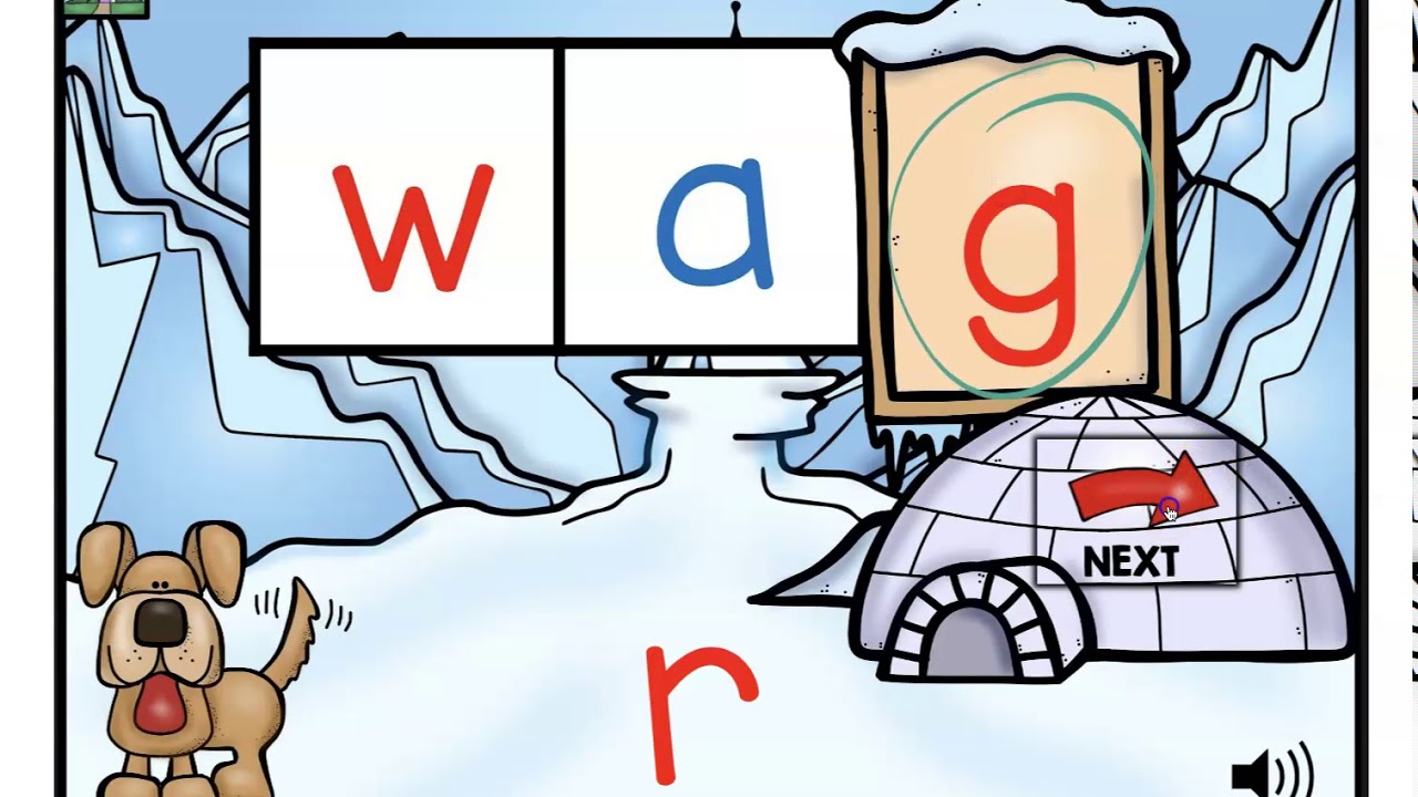 CVC Words Segmenting Sounds Boom Cards - YouTube