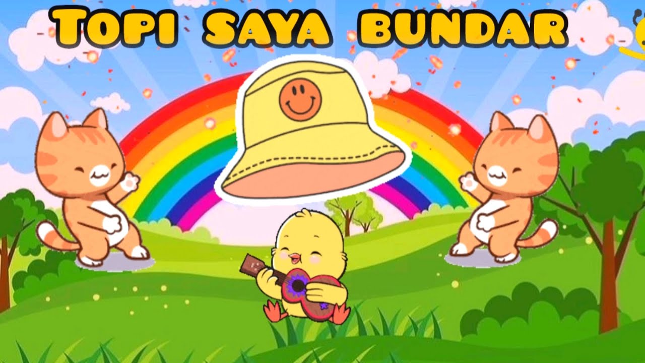 TOPI SAYA BUNDAR || FULL ANIMATION KIDS || LAGU ANAK TERBAIK || - YouTube