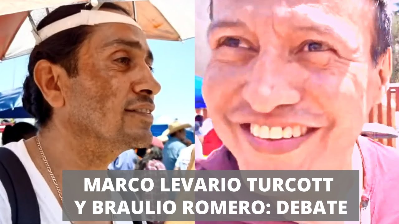 Marco Levario Turcott debate con Braulio Romero frente a la Cámara de ...
