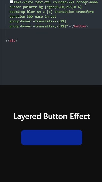 Create 3D Button Hover Animation with Tailwind #coding #code #programming #web #tutorial #css # ...