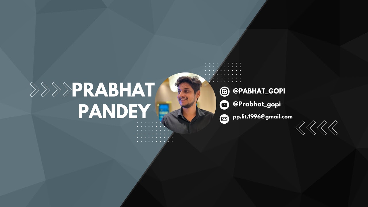 Prabhat Pandey Live Stream - YouTube